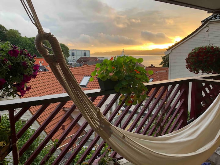 Ocean View, Huge Terrace, 8 Min Walk From Bryggen - Bergen
