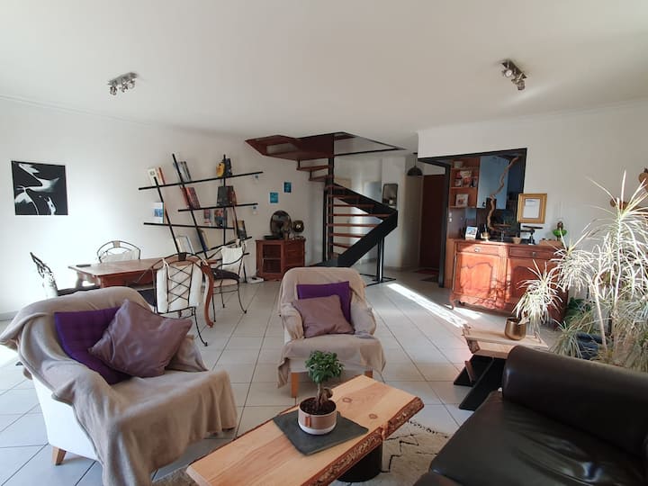 Maison Privée 3 Chambres 6 Voyageurs - Le Mans