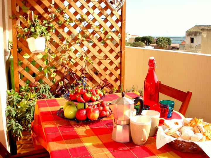 City Center, Terrasse, Parking, Internet Ftth - Cagliari