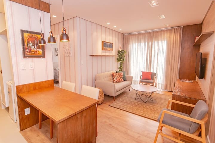 Apto Contemporâneo - 3 Quadras Da Rua Coberta - Gramado
