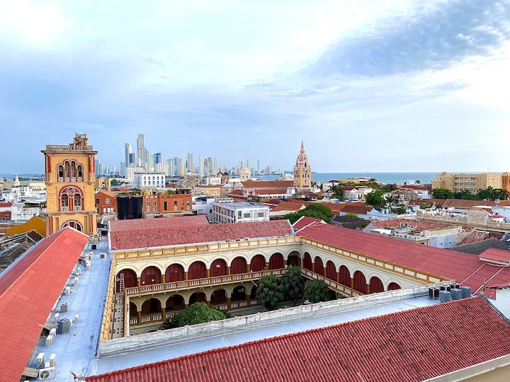 Loft Con Insuperable Vista En El Centro Histórico. - Cartagena