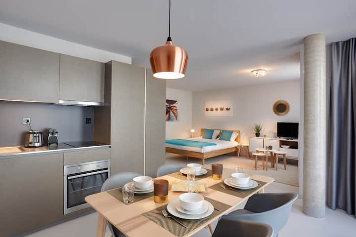 Modern Deluxe Studio In Nyon City Center - Nyon