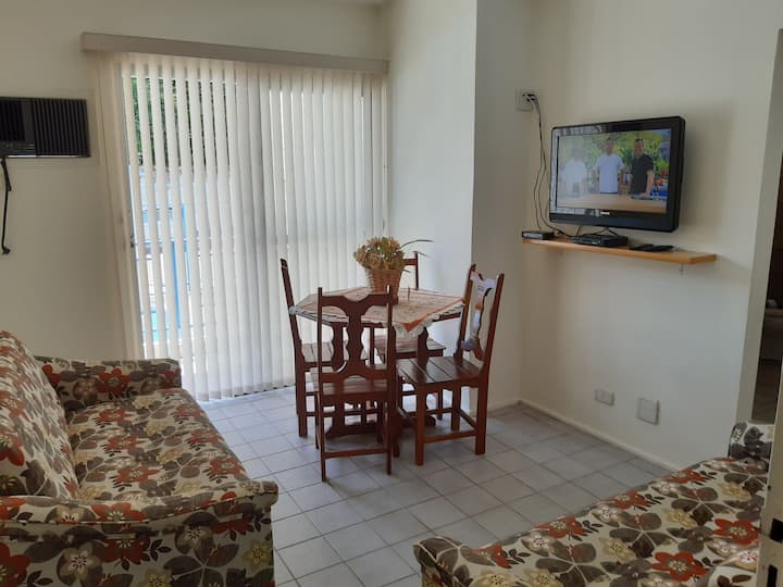 Apartamento Com Sensação De Lar. - Ubatuba