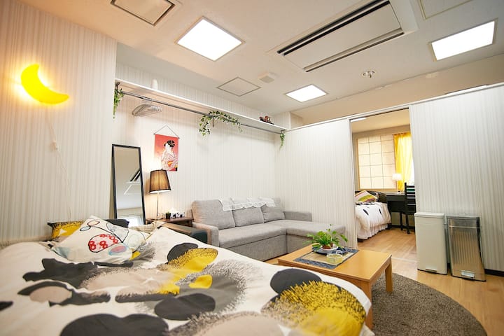 新宿站 1 站地/東新宿站 3 分钟/2浴室/2卫生间/新大久保站（jr线）6分钟/独层公寓/301 - Shinjuku City