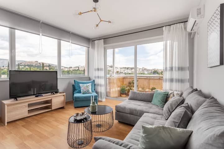 Charming Acropolis View Apartment In Athens - Atenas