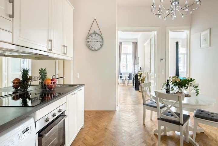 Stroll To City Center From Upscale Renovated Apartment - Wien