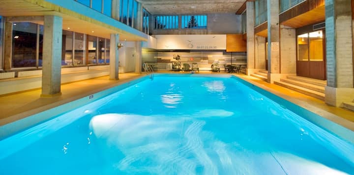 Megève Centre - Appart /1ch + Balcon - Piscine 28° - Megève