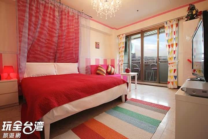 Kaohsiung Center 3min To Mrt 粉紅派對 - Kaohsiung City