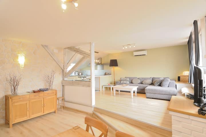 Qv51: Appartement Avec Terrasse - ÉPernay Centre - Épernay