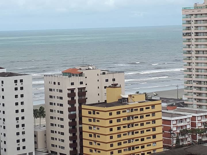 Cobertura Com Piscina Vista Para O Mar E Serra. - Praia Grande