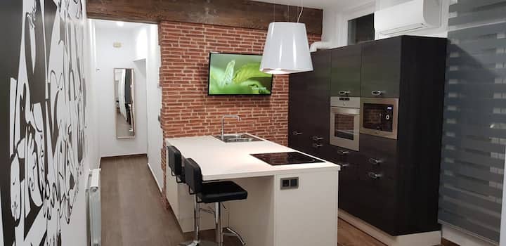 Picasso Downtown 2 Rooms 6pax Temporada Rentas - Madrid