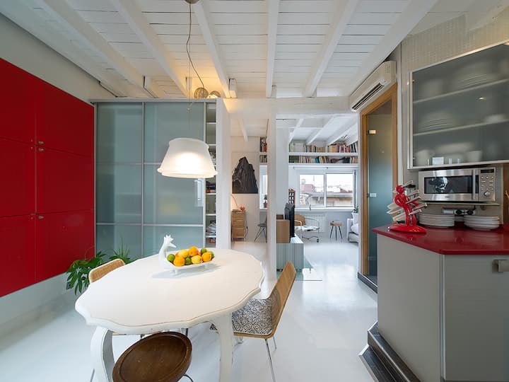 ♥︎Design Penthouse Old Town | Netflix - Donostia-San Sebastian