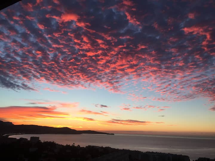 Vue Panoramique Mer Et Ville : 1,1km De La Plage - Nizza