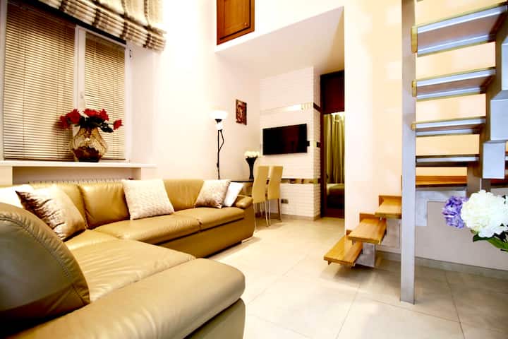 City Garden 7* Lux Apartment 2 Bedrooms Jacuzzi - Odesa