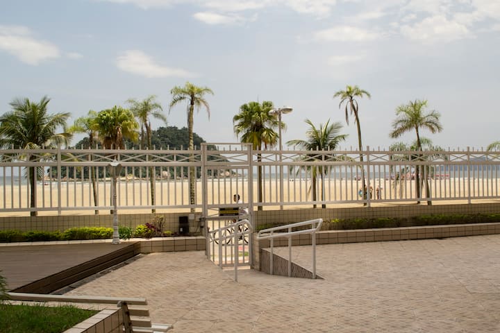 Apto Pé Na Areia José Menino-santos - Sao Vicente, Brazil