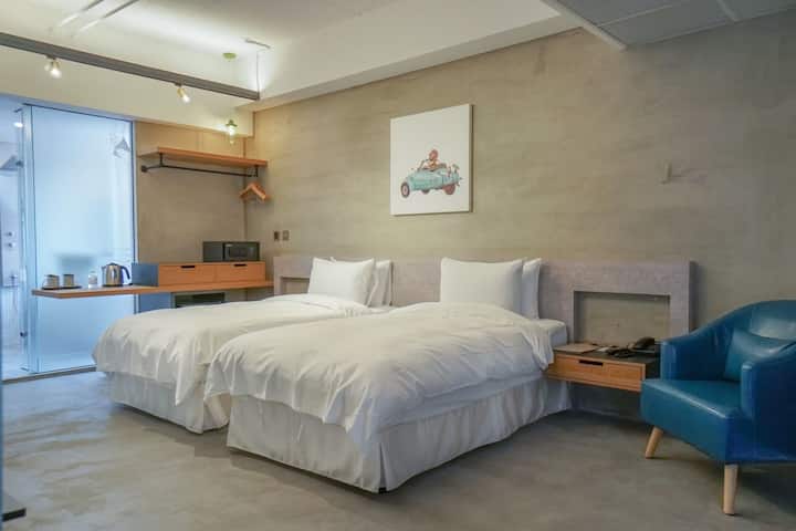 Twin Room With Bath Tub/near Yingge Station - 鶯歌區