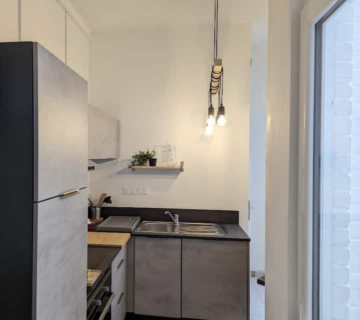 Appartement Calme Métro Vaste Avec Cour Et Clim - Lille