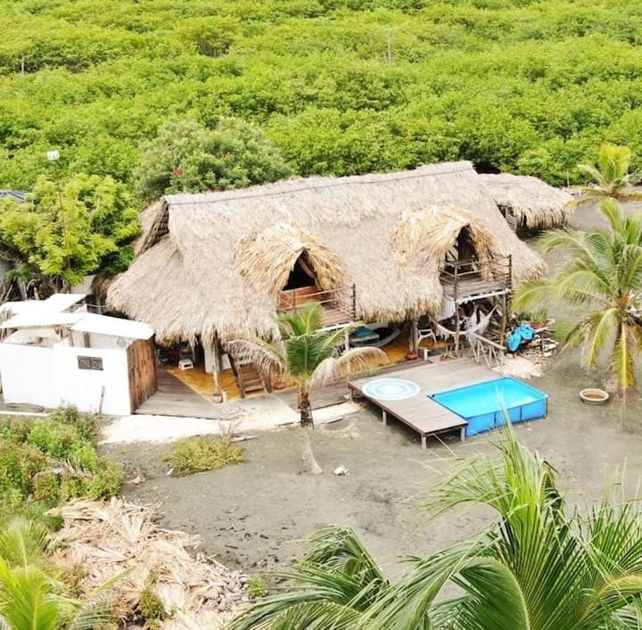 Cabaña En La Playa Coco Y Arena - San Bernardo del Viento