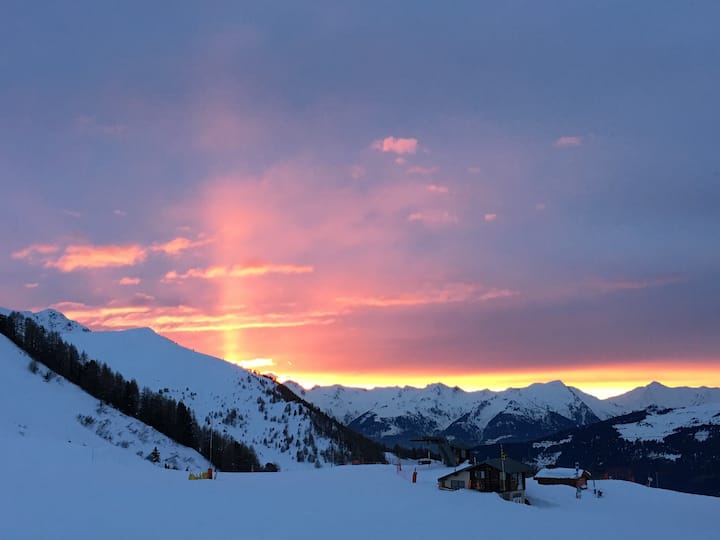 Au Pied Des Pistes-face Au Soleil - Aime
