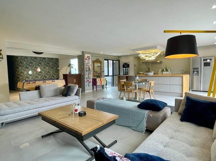 Vacances Luxe à La Mer Plage Jardin Spa &Baby-foot - Caen