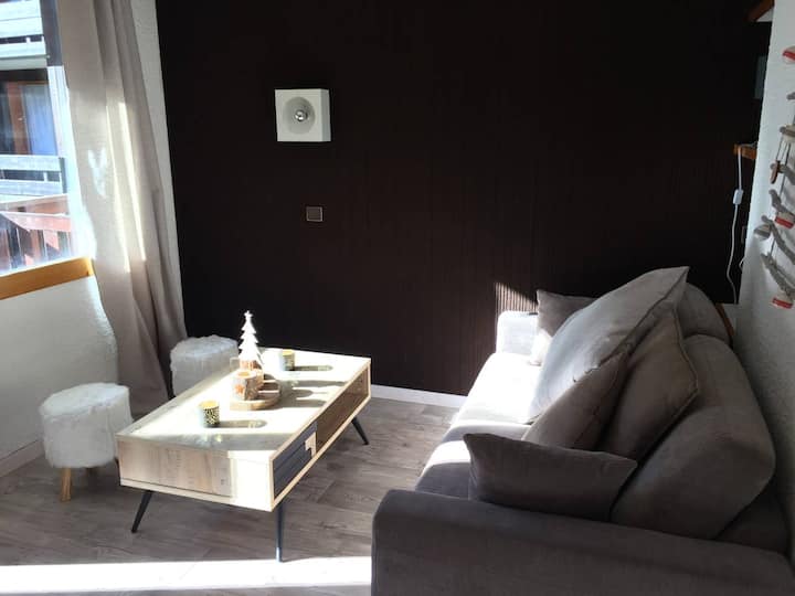 Studio Cosy • Retour à Skis • Balcon Vue Montagne - Saint-François-Longchamp
