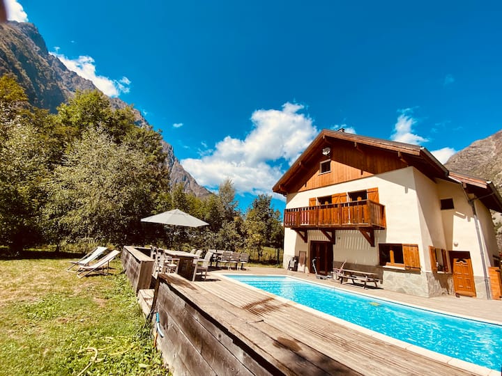 Chalet Les Ecrins - Swimming Pool & Sauna - Venosc, France