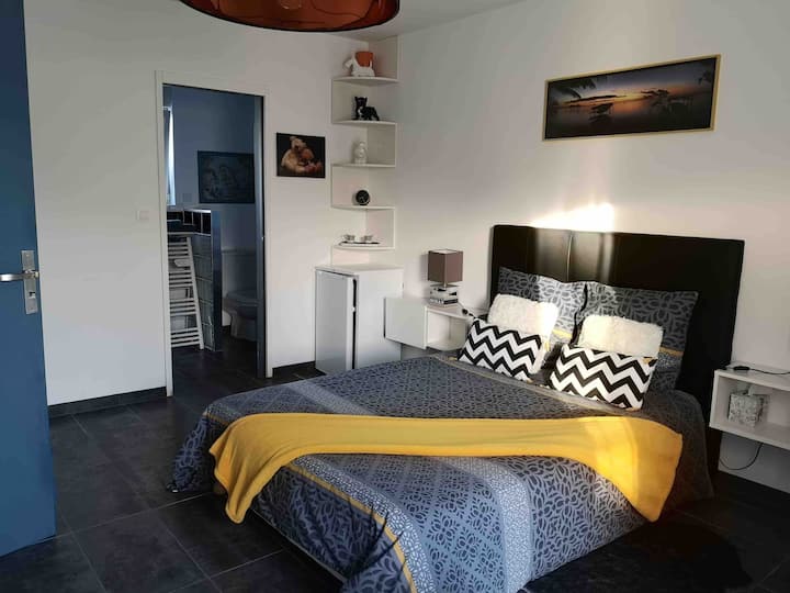 Chambre Indépendante 1.5km De La Mer - Gouville-sur-Mer