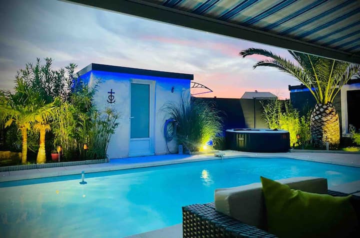 Studio Indépendant, Jacuzzi & Piscine - Vitrolles