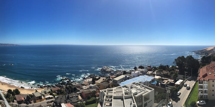 Estudio En Reñaca Con Espectacular Vista Al Mar - Viña del Mar