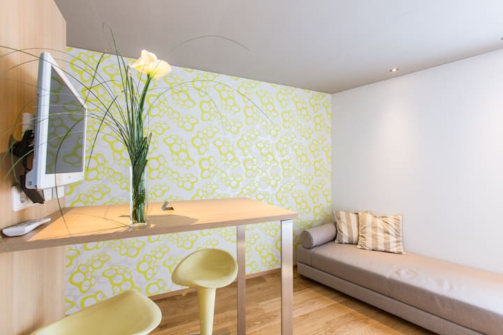 Old Town - Studio Apartment With Balcony - Pool - Salzburg