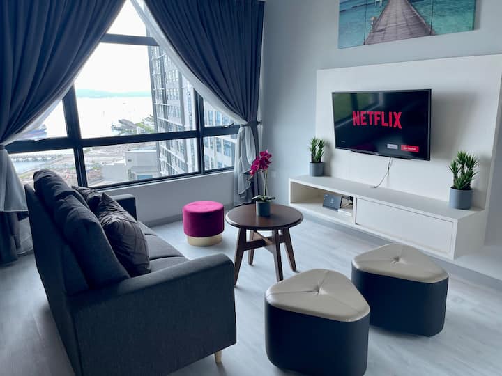 Bl Jesselton Quay 2-bedroom 2-bath (Seaview) - Kota Kinabalu