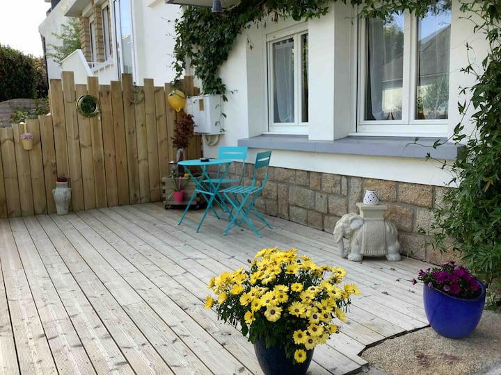 T2 En Rez De Jardin Avec Terrasse Privative, - Concarneau
