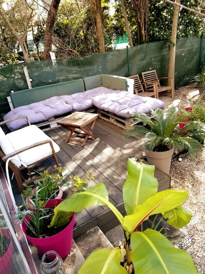 Facs Et Cnrs Grand 45 M² Grand Jardin Et Terrasse - Montpellier