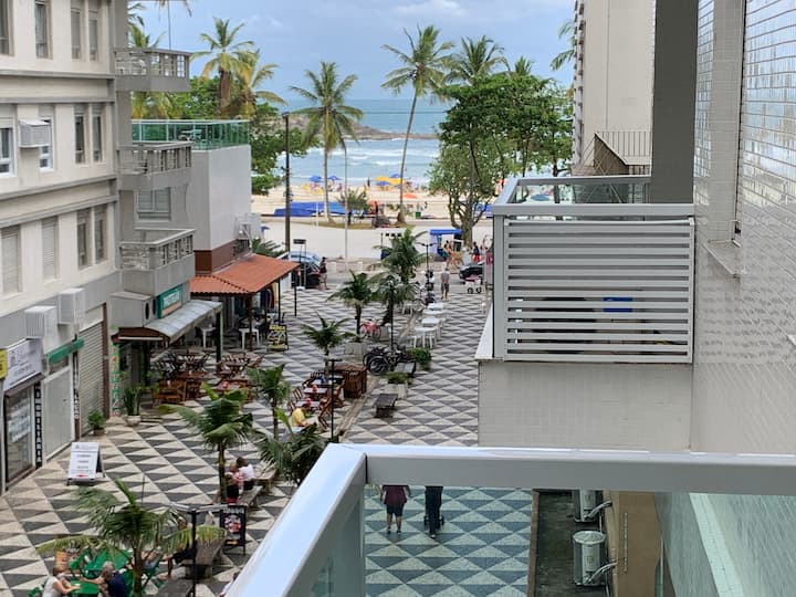 Apartamento Pitangueiras Vista Mar Calçadão Luxo - Guarujá