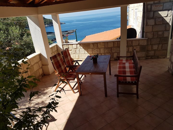 #3 "Mirta" What A View, Cosy Apt. Big Terrace - Mljet