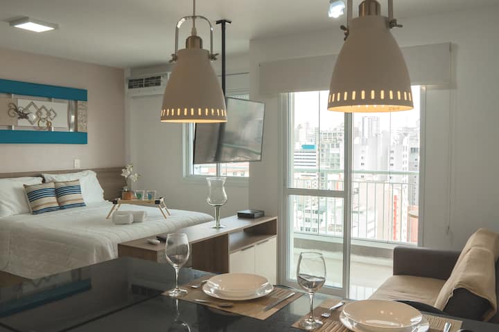 Apartamento Y 14|05 Sofisticado/metrô/com Cooktop - São Paulo