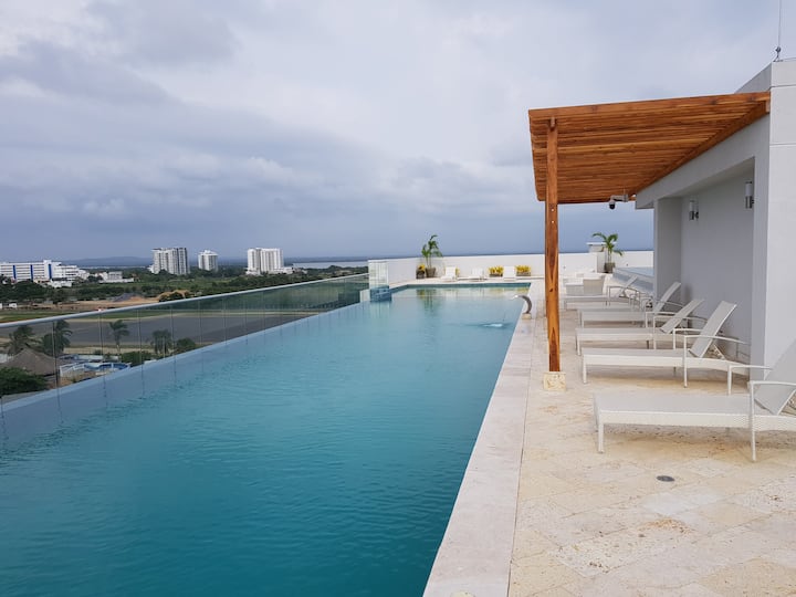 Luxury Apartment In Front Of The Beach! - Cartagena