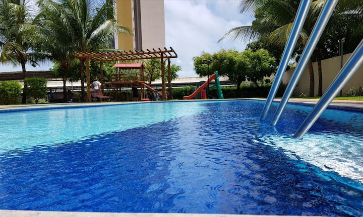 Excelente Apartamento Mobiliado Em Ponta Negra - Natal