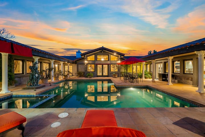 Glamorous Getty Villa Of Wine Country - Temecula, CA