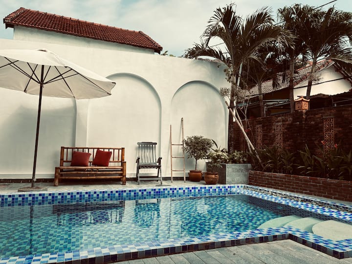 Entire Private 2br Villa*crytal Pool*beach Walking - Hội An