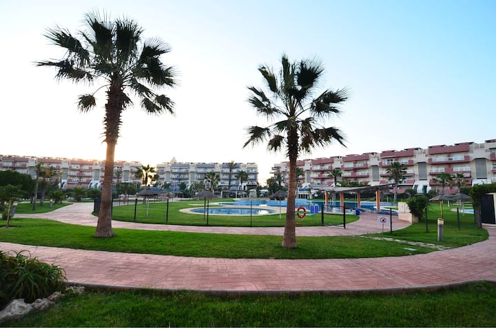 3 Piscinas. Baño Turco. Sauna. - Balanegra