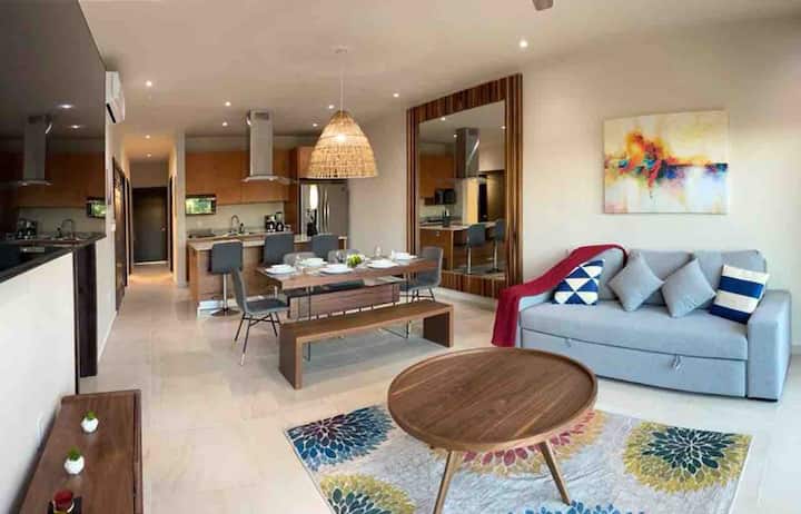 Momo's Flat/near To Beach/6-8 Ppl/3br W/balcony - Playa del Carmen