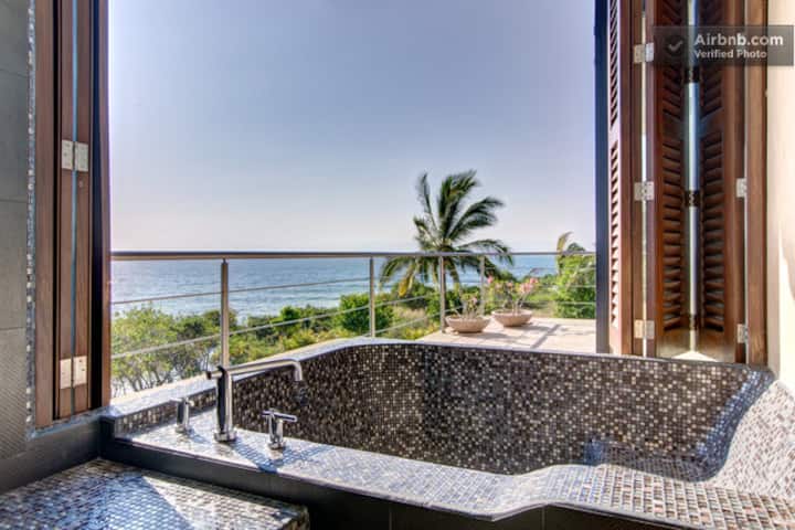 Romantic Private Oceanfront Estate Inside Gates - Punta Mita