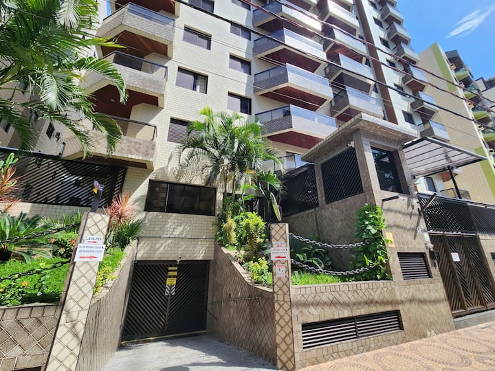 Apartamento A 50 Metros Da Praia. Wi-fi Rápido - Praia Grande