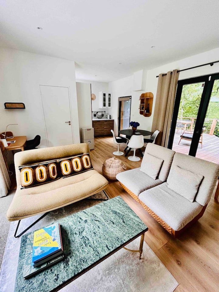 Lodge Avec Spa Au Cœur De Brocéliande - Guer
