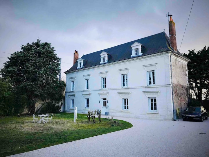 « Maison De Maître »Jolie Chambre Avec Sdb Privée - Touraine