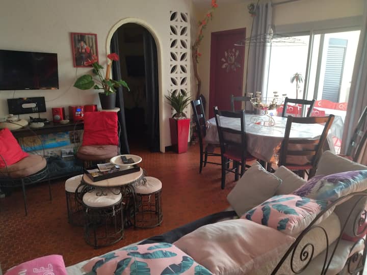 Appart Bord De Mer 46 M2, Terrasse, Place  Parking - Saint-Laurent-de-la-Salanque