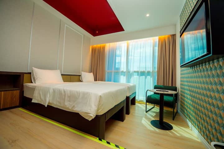 Airdence - #101 Twin Suite Room @ Sutera Avenue - 코타키나바루