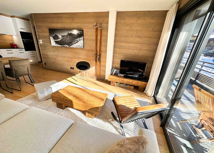 Cozy Modern Chalet-style Flat & Mont Blanc View - Les Houches