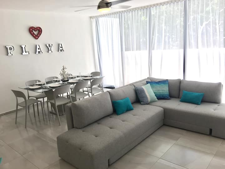 Huge Luxury House W Private Roof Deck /Soaking Tub - Cozumel